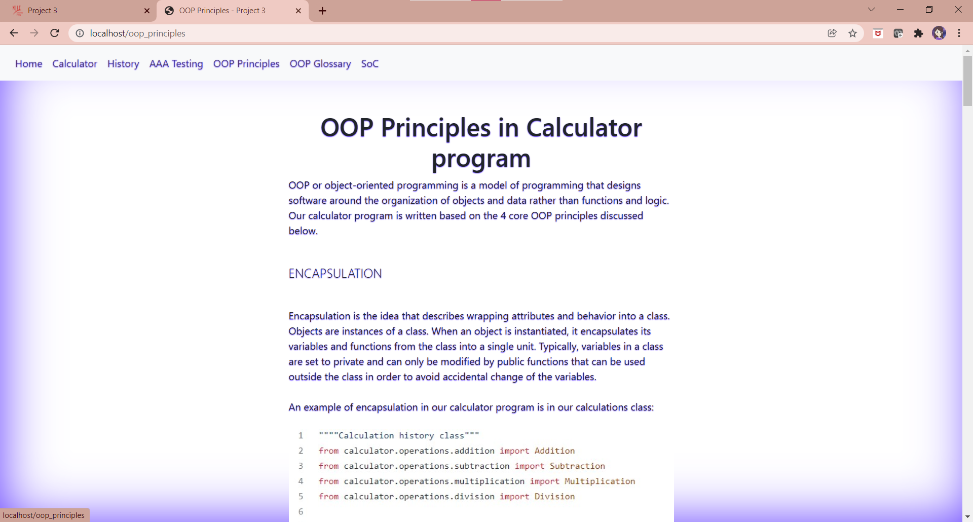 GitHub - tlr24/calc_project