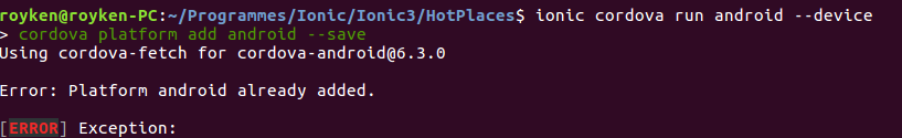 Ionic installs platform while I want to run in device · Issue #2956 · ionic-team/ionic-cli · GitHub