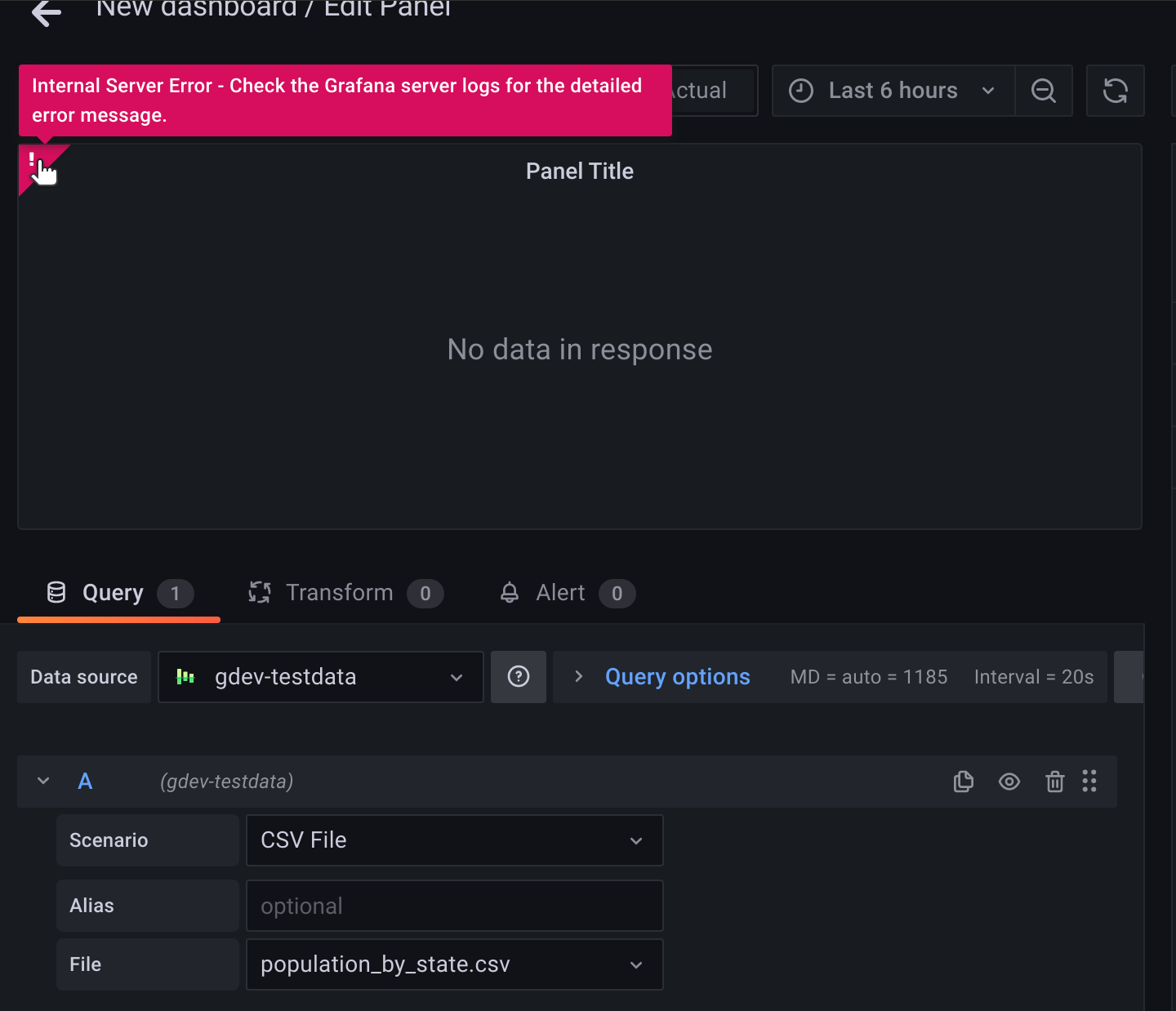 Csv File In Testdata Broken With Wire · Issue 38566 · Grafanagrafana