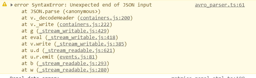 Example using createBlobDecoder to load data in browser? · Issue #203 · mtth/avsc · GitHub