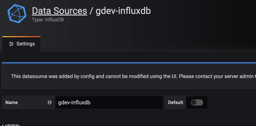 Improve provisioned datasources edit page experience · Issue #18050 · grafana/grafana · GitHub