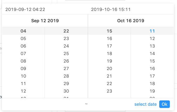 TimePicker: show selected range · Issue #19422 · grafana/grafana · GitHub