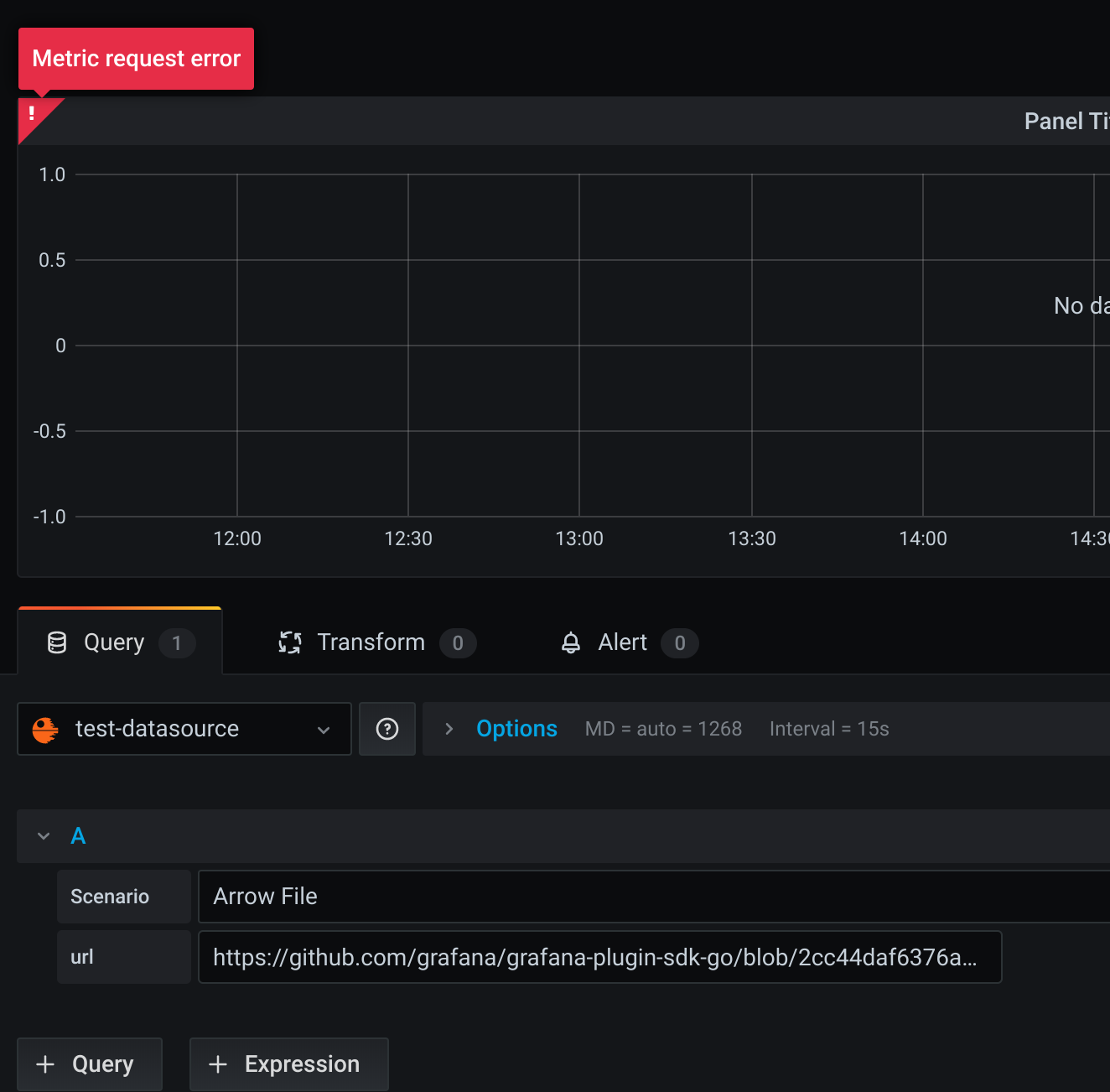 Panel no longer shows arrow dataframe loading error · Issue #24293 ...