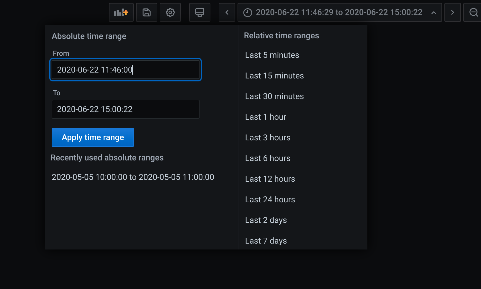 Dashboard time range picker throws "Minified React error" · Issue #25749 · grafana/grafana · GitHub