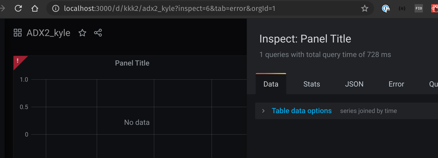 Clicking on red triangle error does not open the error · Issue #26665 ...
