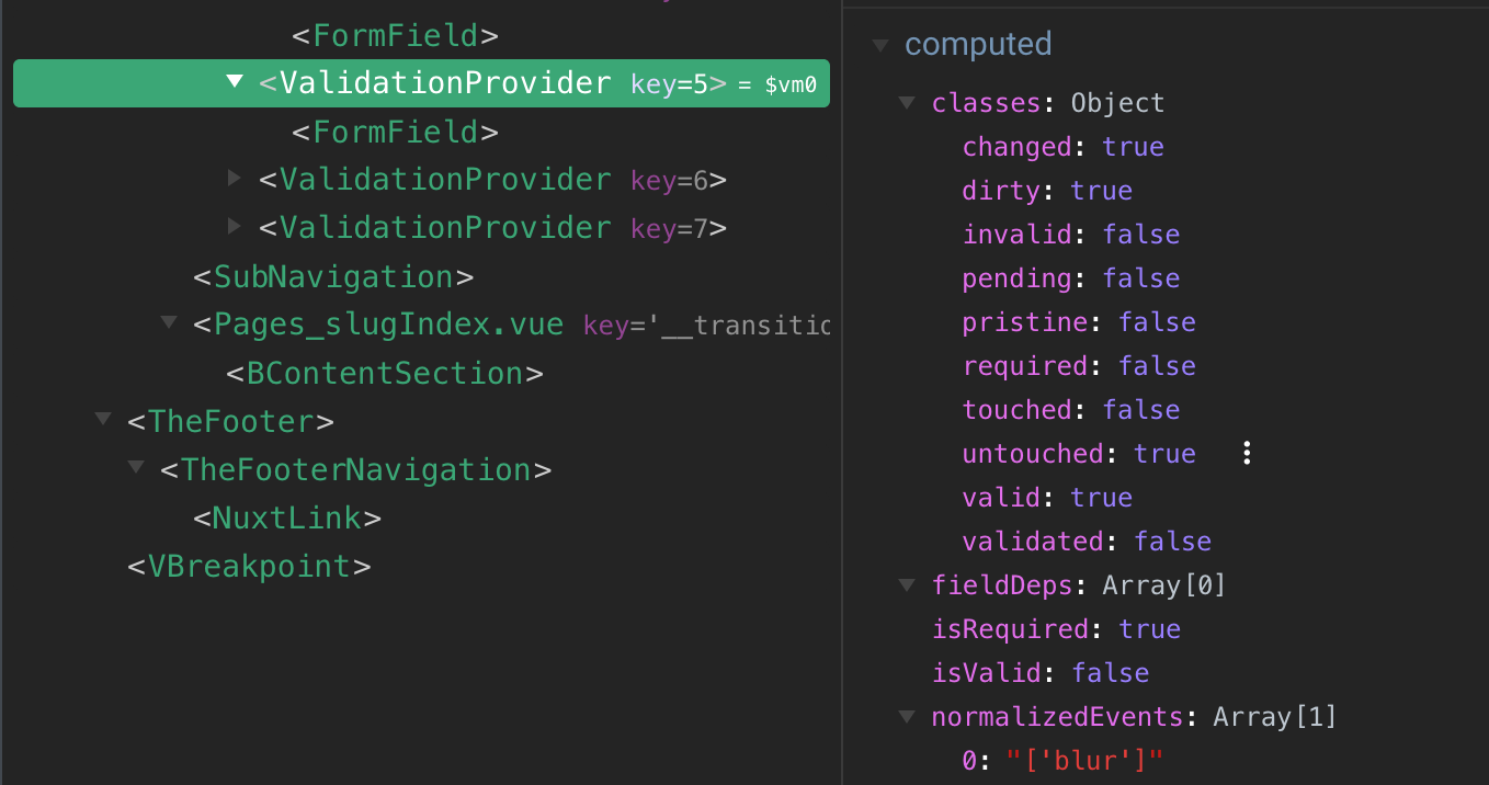 How to change validation events with validation provider? · Issue #1878 · logaretm/vee-validate ...