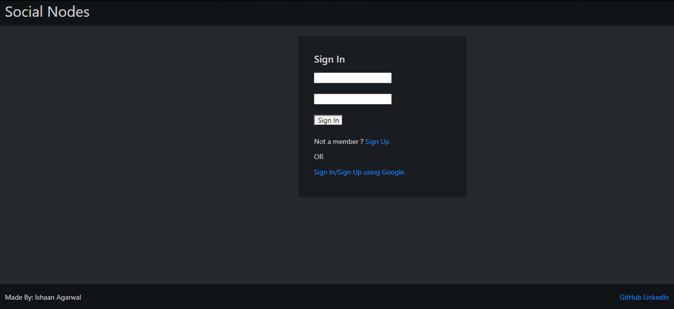 GitHub - iAgar/Social_nodes: A social media website based on MVC style built using MongoDB ...