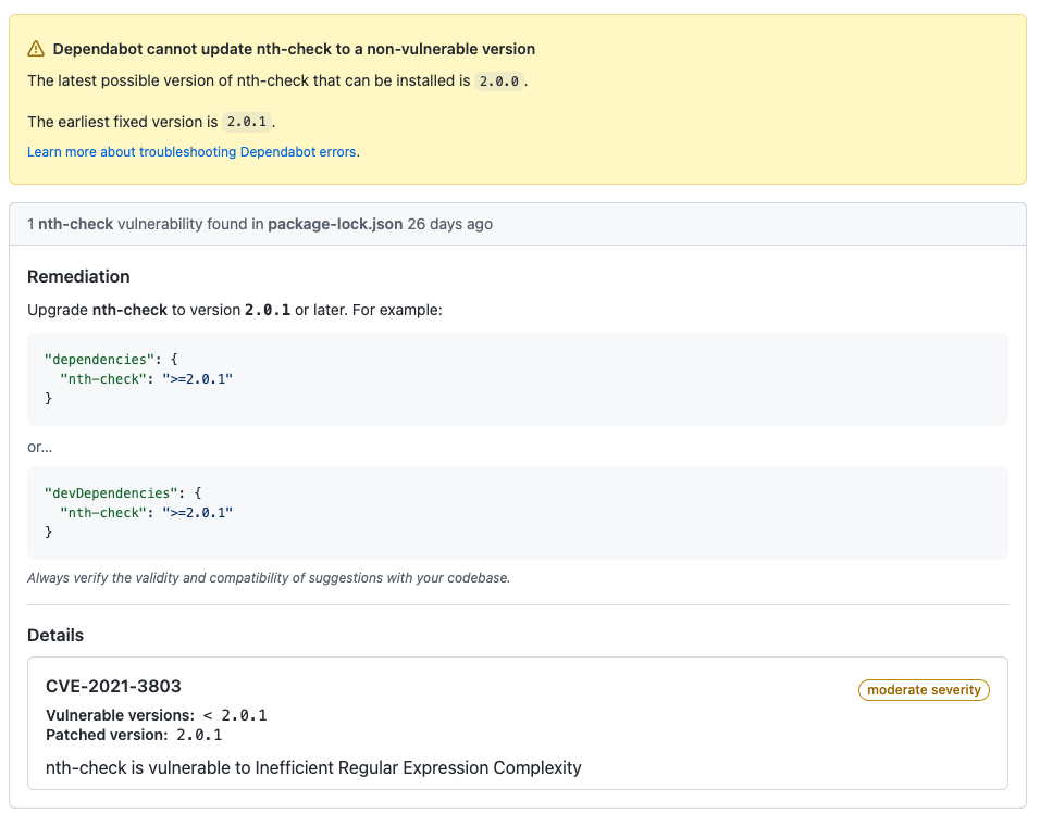Security Vulnerability Nth Check Dependency · Issue 628 · Fb55 Css Select · Github