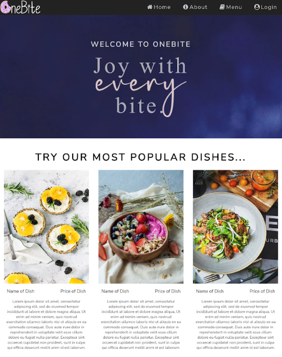 GitHub - Charptr0/CSC322-OneBite: Electronic Restaurant Order and Delivery System