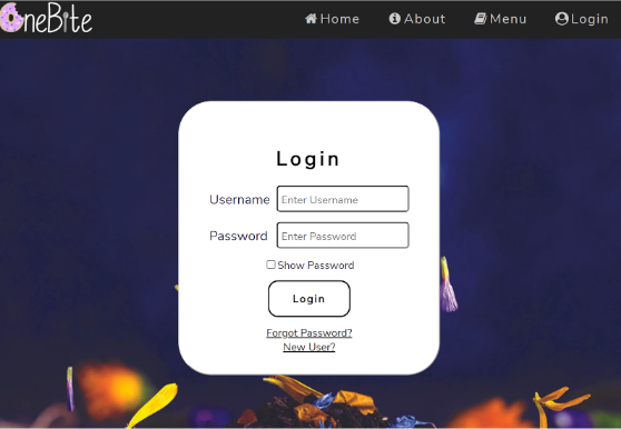 GitHub - Charptr0/CSC322-OneBite: Electronic Restaurant Order and Delivery System