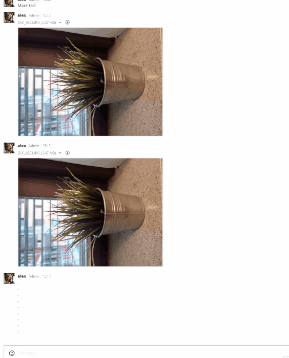 Uploaded camera image previews look rotated 90 degrees · Issue #26292 · RocketChat/Rocket.Chat ...