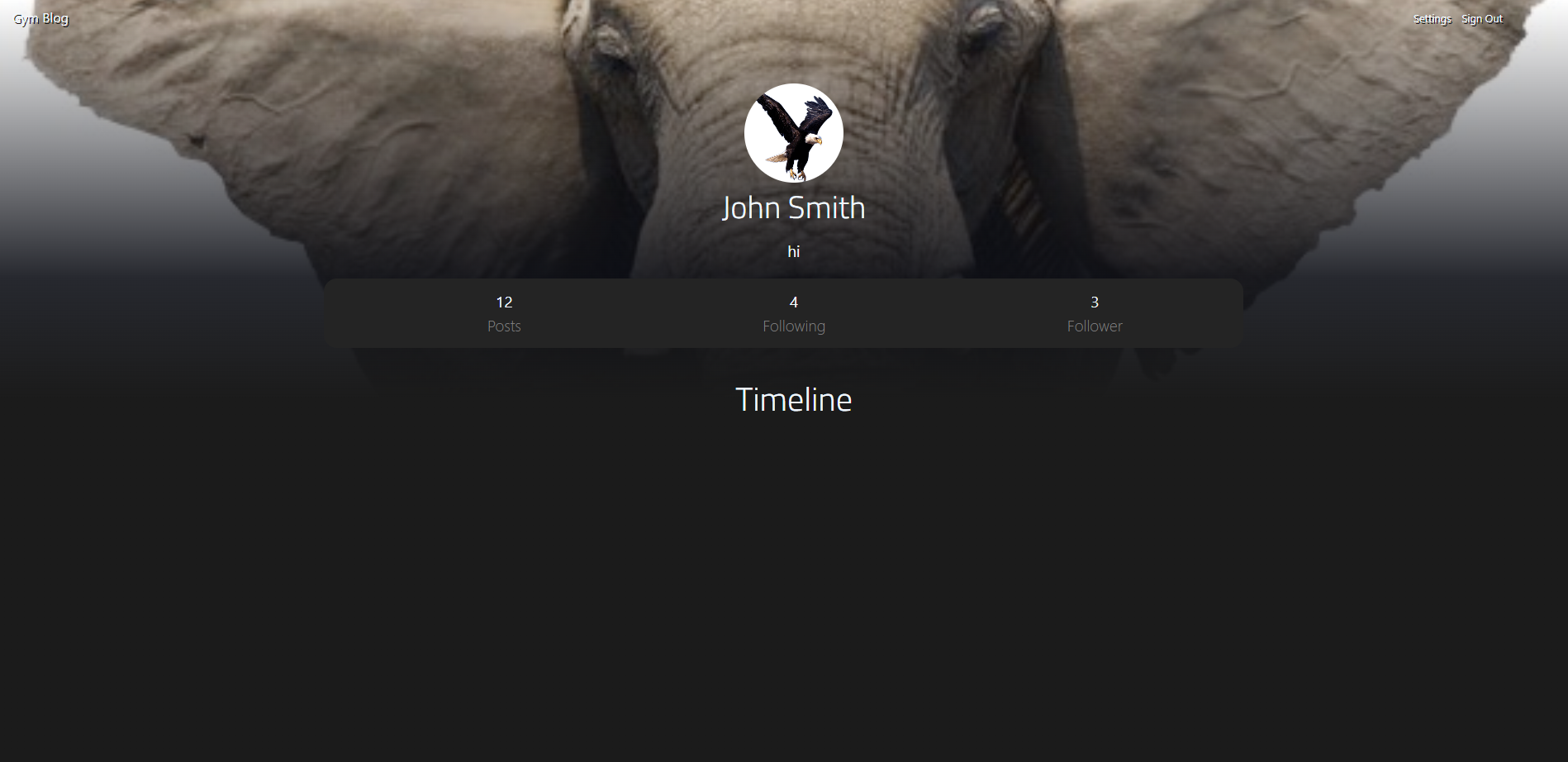 As a blogger, I want to be able to change the look of my profile page ...