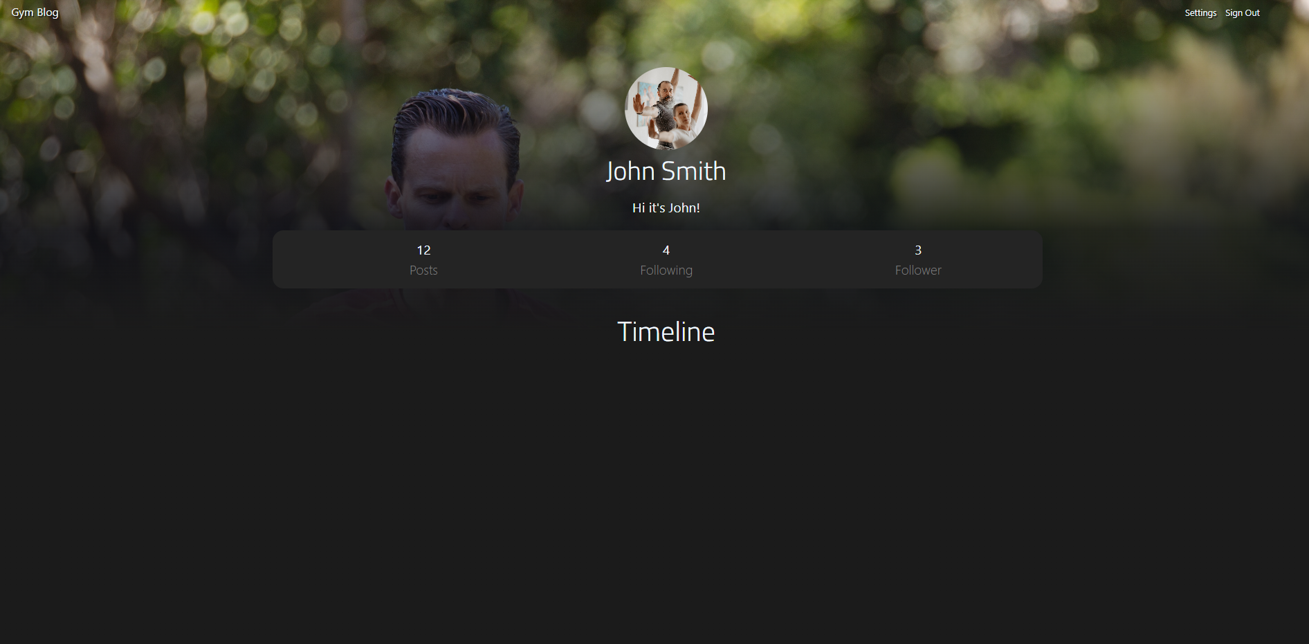 As a blogger, I want to be able to change the look of my profile page ...