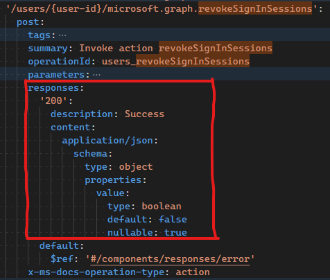 CSDL to OpenAPI Translation of Responses with Primitive Values · Issue #726 · microsoftgraph ...