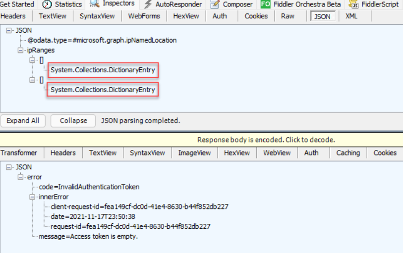 `system Collections Dictionaryentry` Types Are Not Being Serialized Into Json · Issue 867