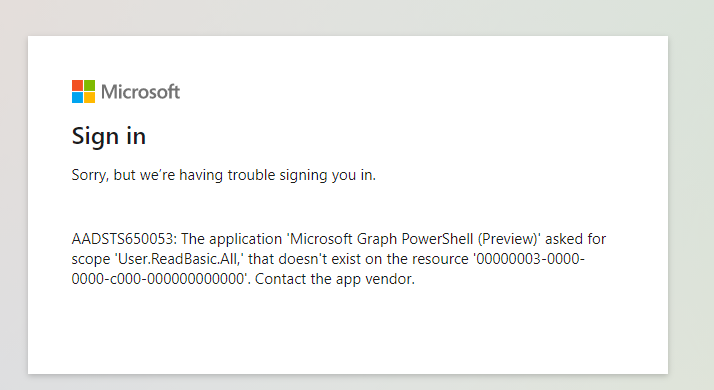 Connect-Graph Should Accept Comma Separated String of Scopes · Issue ...