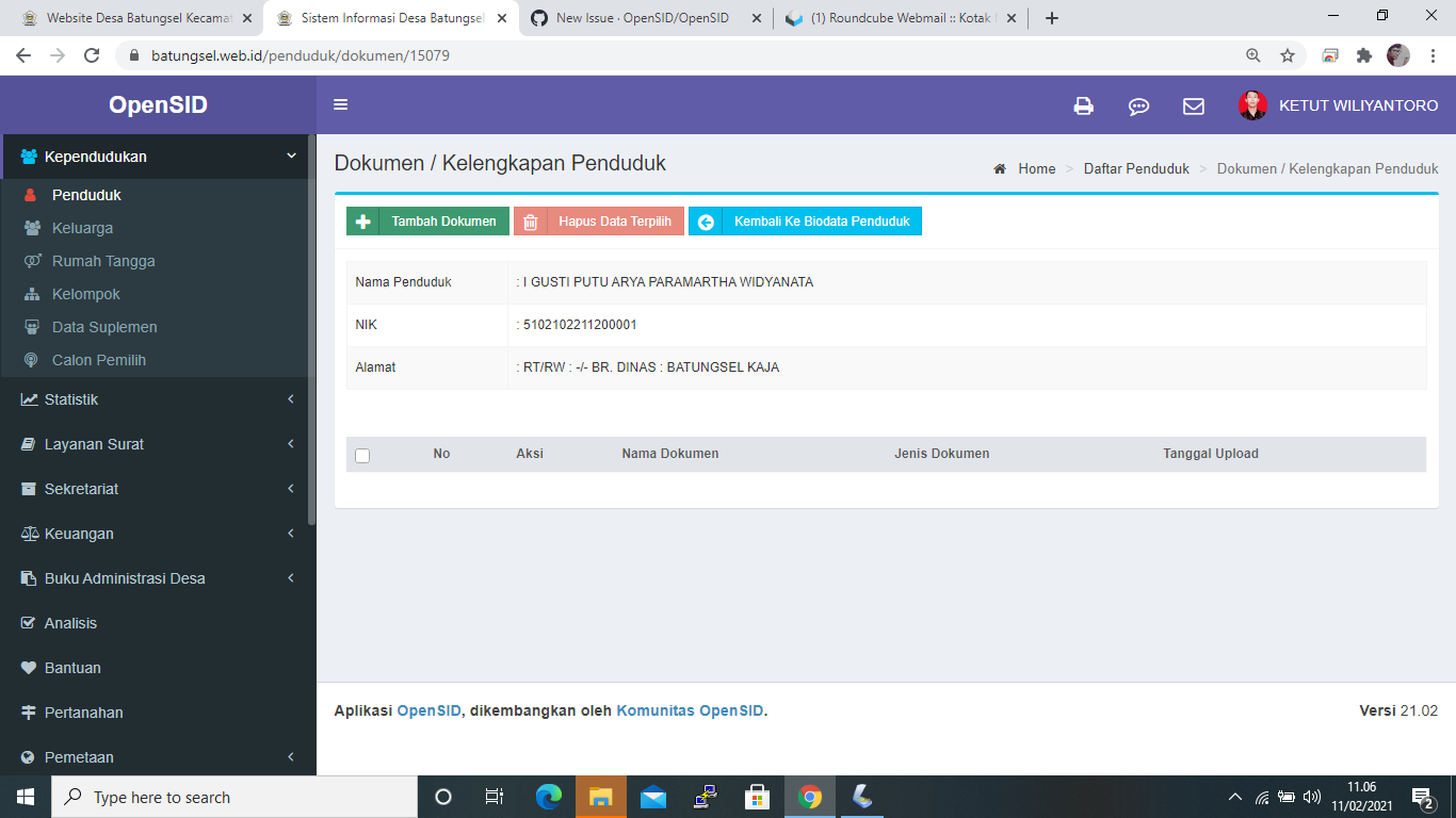 dokumen penduduk tidak muncul setelah melakukan upload dokumen · Issue #4002 · OpenSID/OpenSID ...
