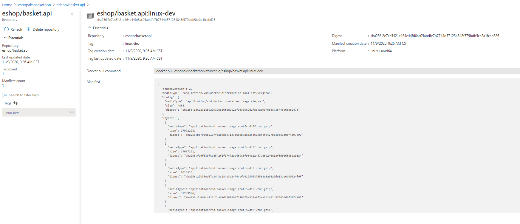 Errors when deploying to ACR using Azure Devops approach. · Issue #1513 · dotnet-architecture ...