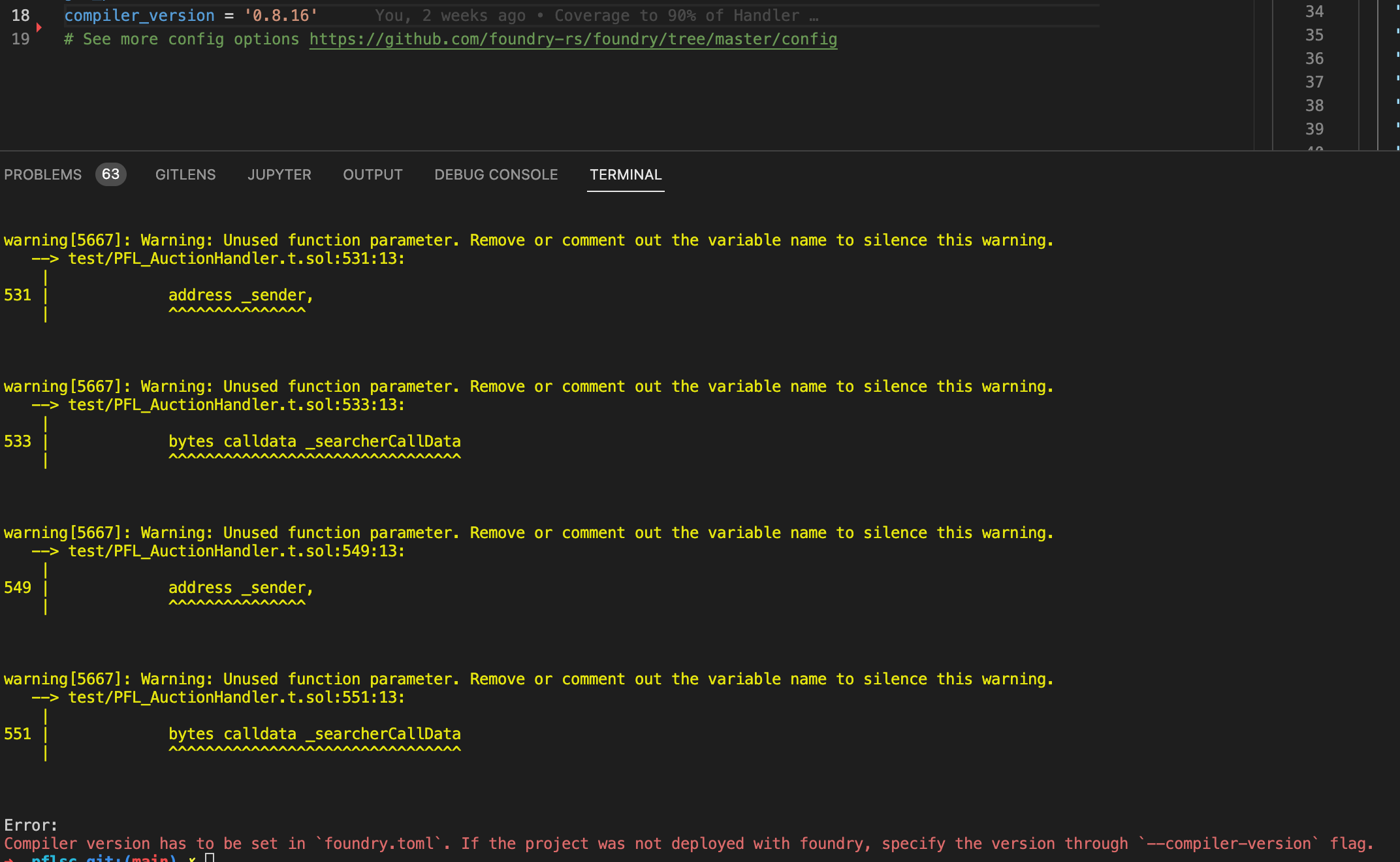 Verify Compiler Version is set BEFORE submitting the tx if --verify flag found · Issue #3691 ...