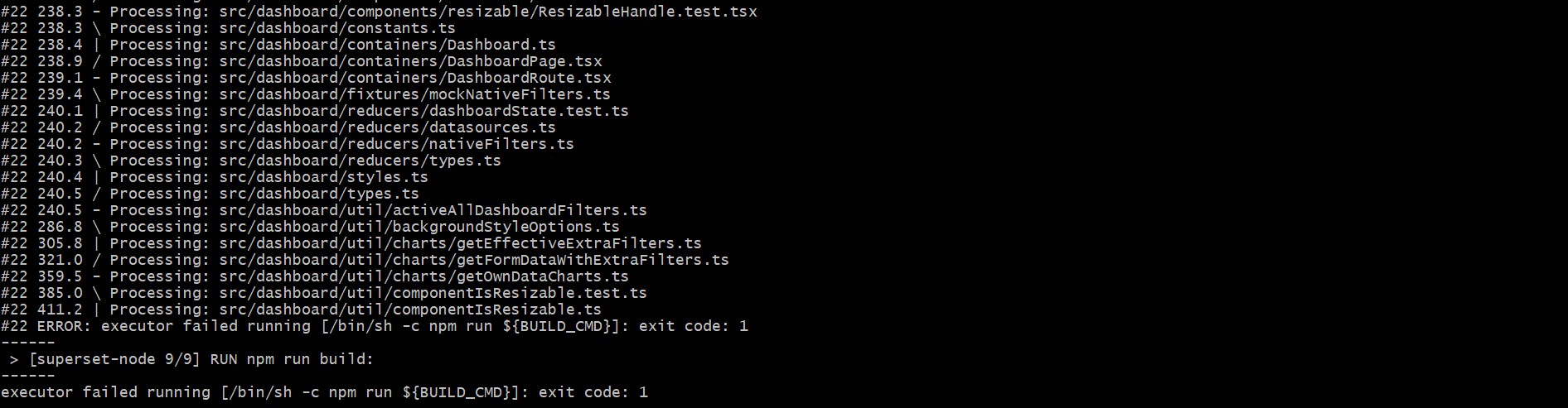 Docker Build Failed · Issue 22429 · Apache Superset · Github