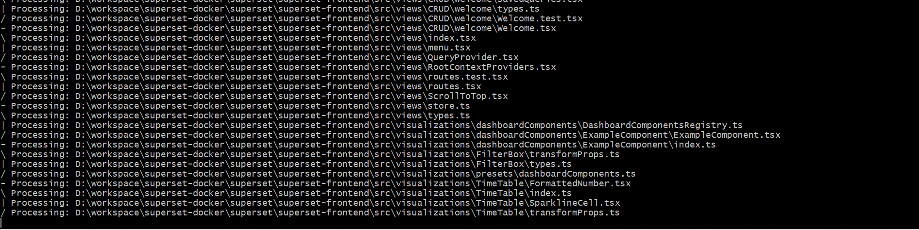Superset Frontend Build · Issue 22428 · Apachesuperset · Github 