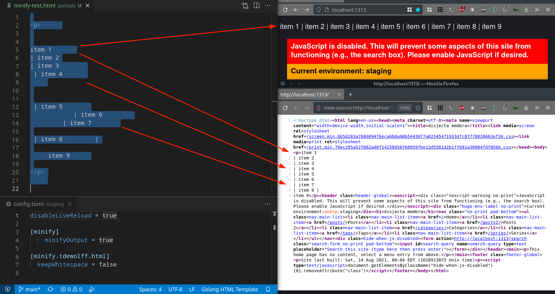 Preserving random newlines inside paragraphs? · Issue #430 · tdewolff/minify · GitHub