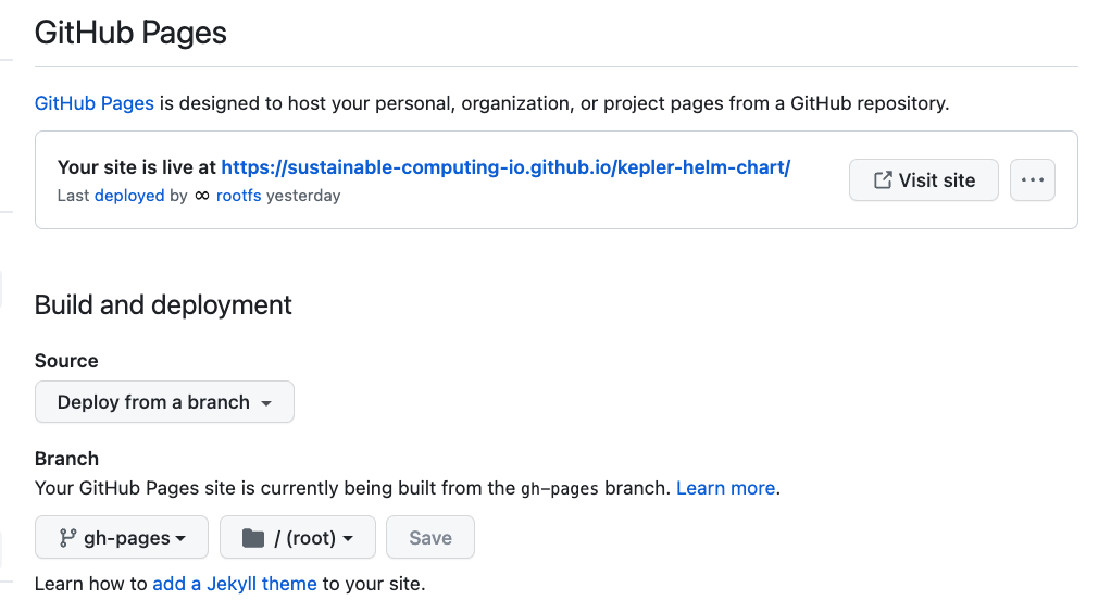 Create gh-pages branch to host/index this chart · Issue #7 · sustainable-computing-io/kepler ...