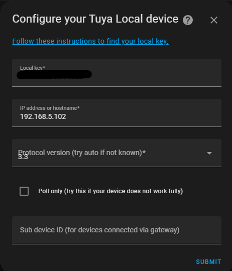 Devices going into "unavailable" state · Issue #653 · make-all/tuya-local · GitHub