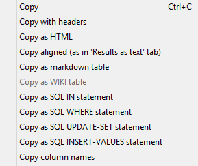 Improve Advanced Copy / result set · Issue #5655 · dbeaver/dbeaver · GitHub