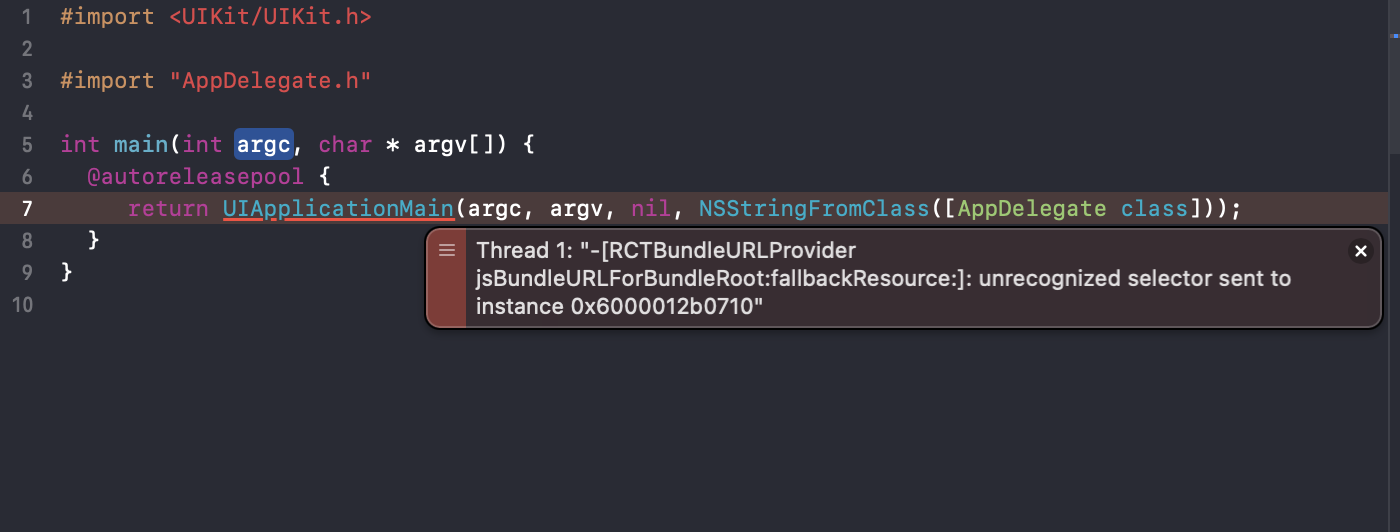 [🐛] Bug Report Title - iOS Crashes when install @react-native-firebase/app [RCTBundleURLProvider ...