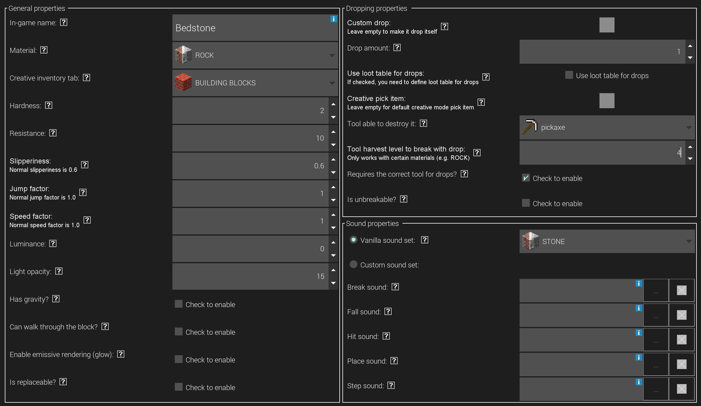 Block drops requiring "tool harvest level to break with drop" are not respected on Fabric ...