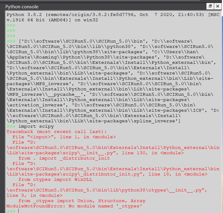 " import scipy"raises ModuleNotFoundError: No module named '_ctypes' · Issue #13821 · scipy ...