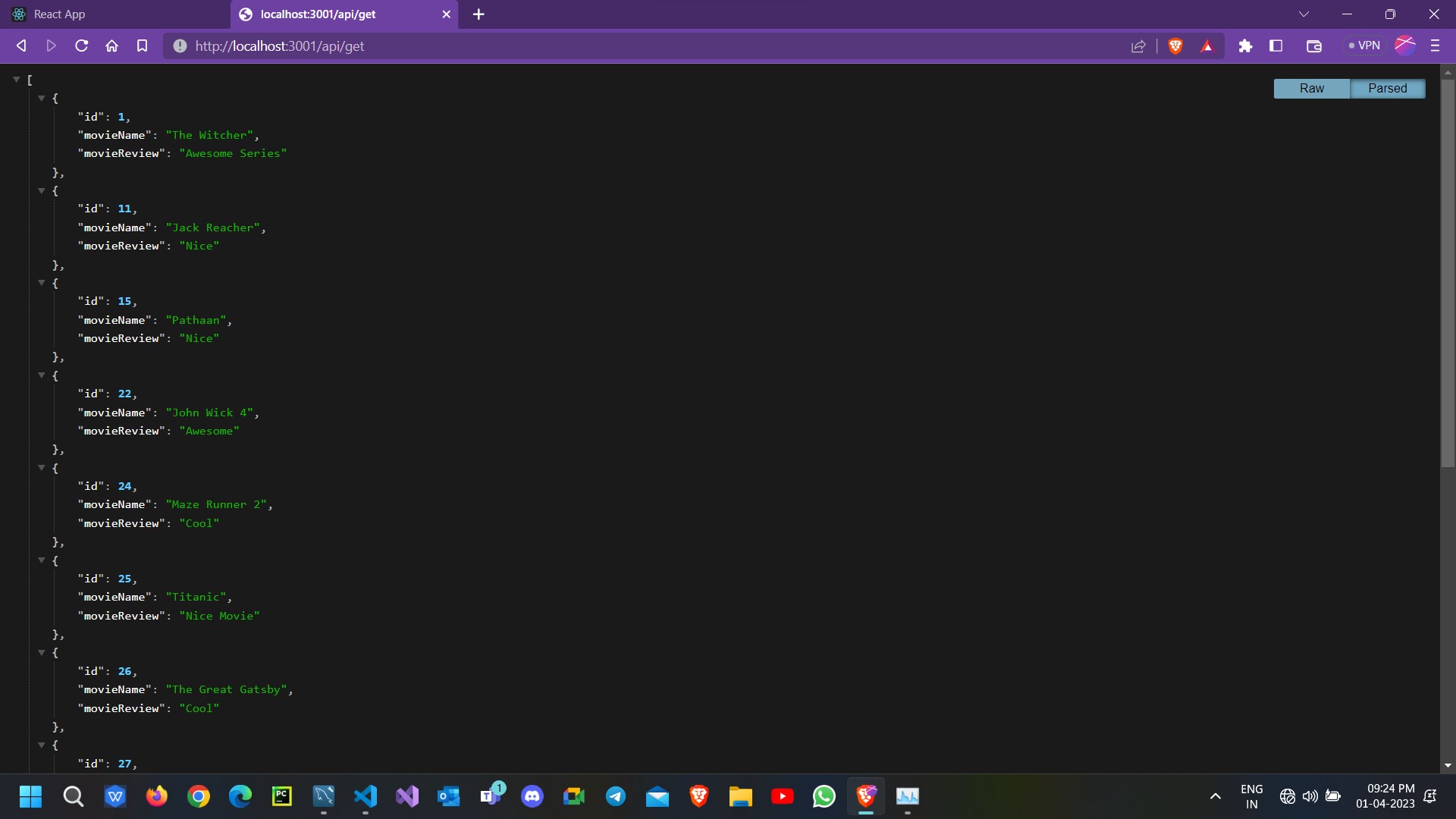 GitHub - SheikhSuhail19/Movie-Review-Crud-App: This is a basic CRUD (Create, Read, Update ...