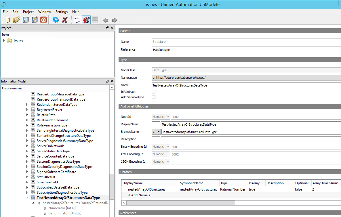 Nodeset Compiler Issue: Value of a Structure containing an Array of Structures. · Issue #4900 ...