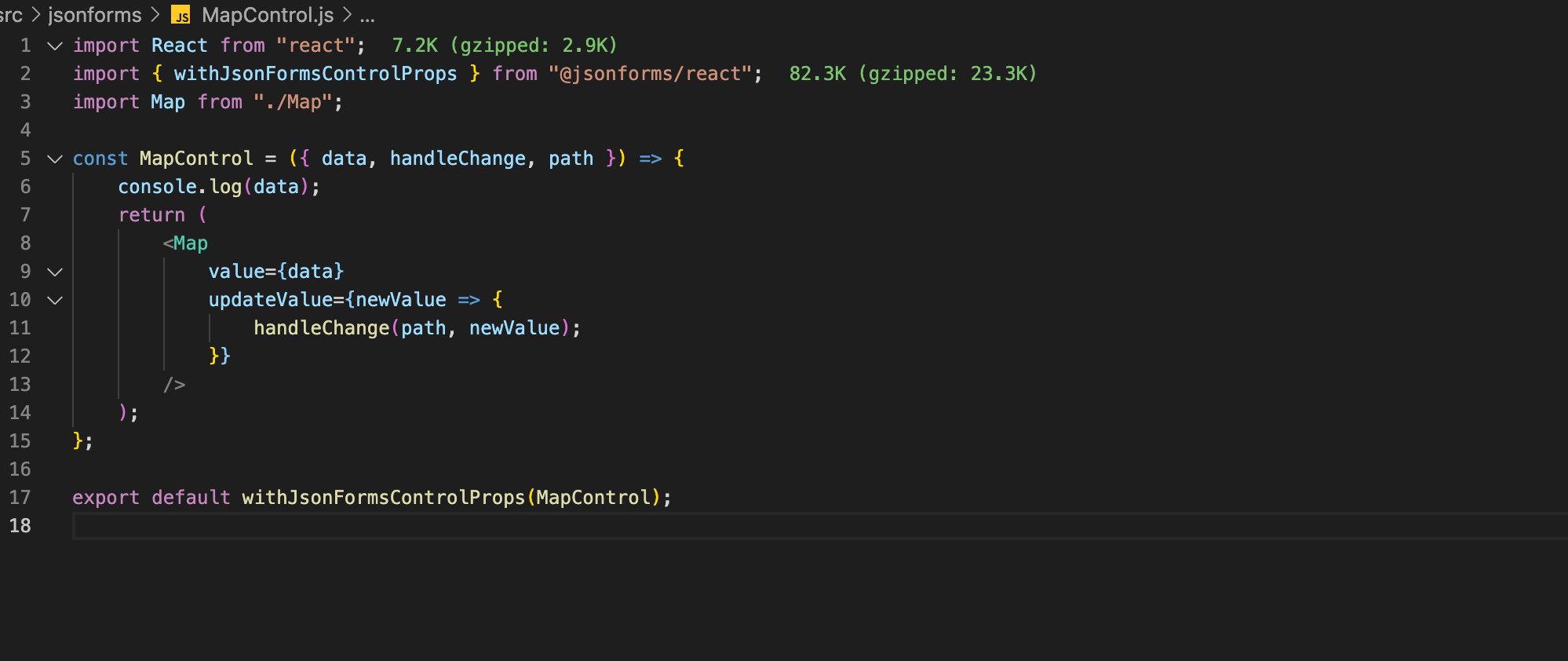 Question: How to pass data between components · Issue #1811 · eclipsesource/jsonforms · GitHub