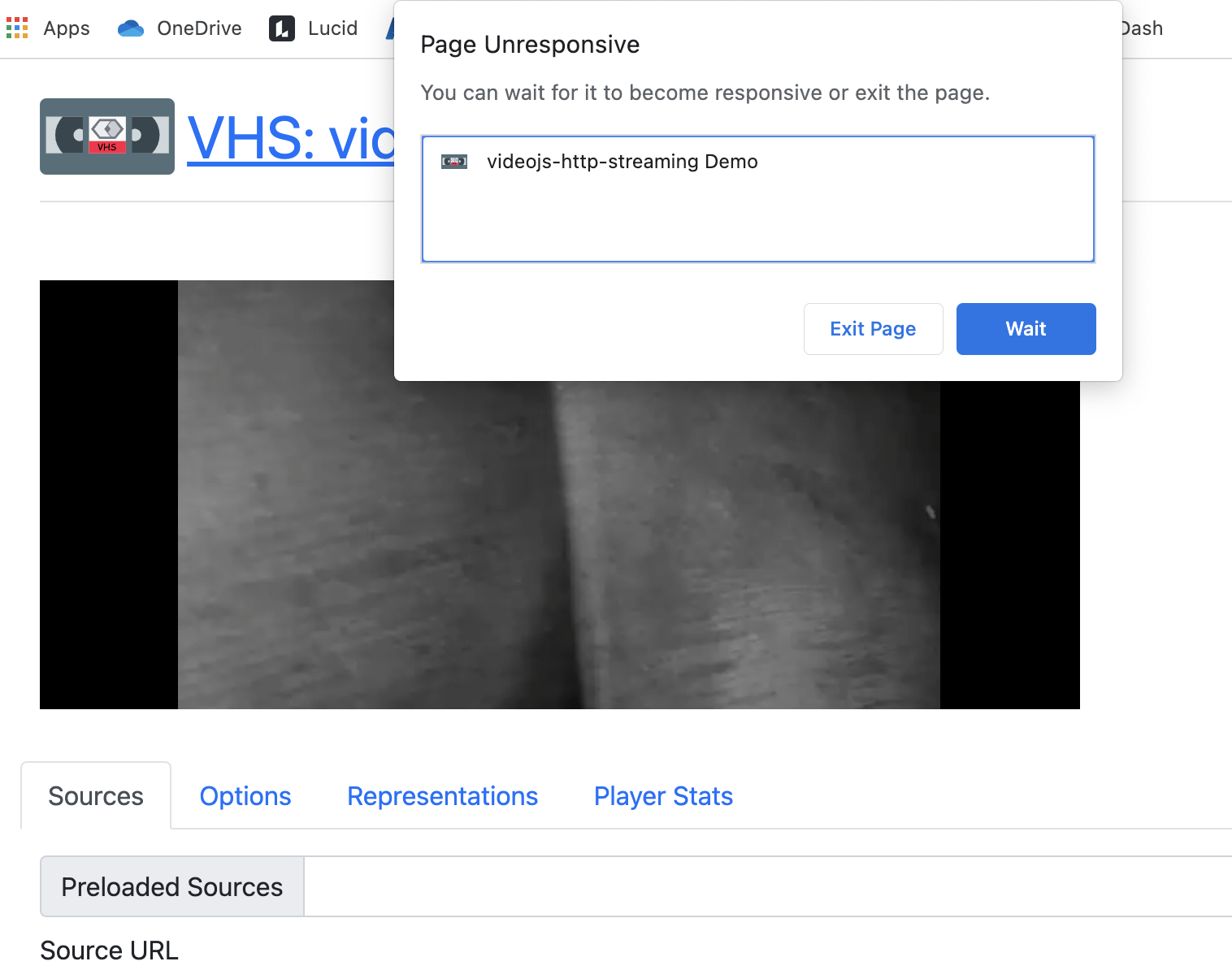 Page becomes unresponsive when EXT-X-MEDIA-SEQUENCE jumps by large amount · Issue #1197 ...
