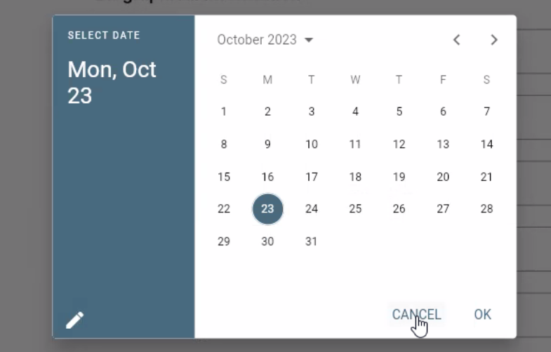 Formbuilderdaterangepicker Make Full Calendar Display Use Up Less Of The Screen · Issue 1314