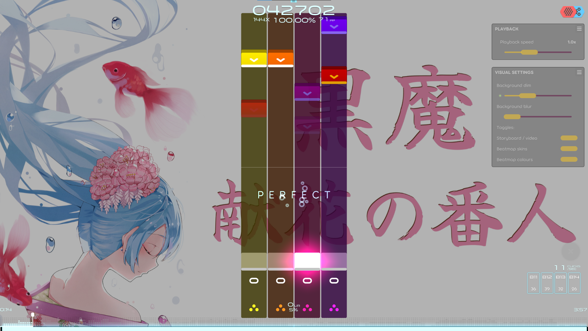 Hold notes are invisible with FadeIn/Hidden mods in Argon skin · Issue ...