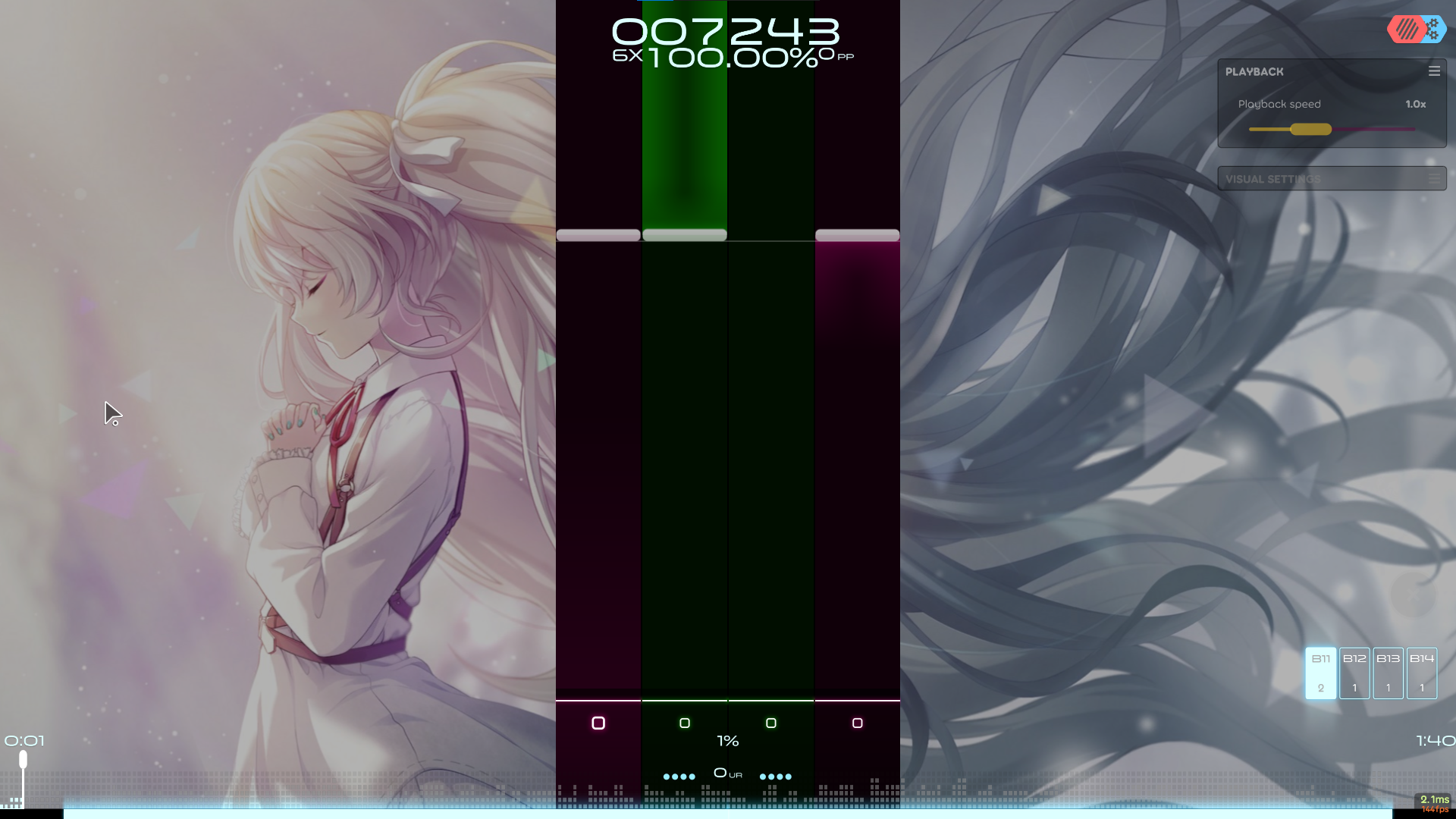 Hold notes are invisible with FadeIn/Hidden mods in Argon skin · Issue ...