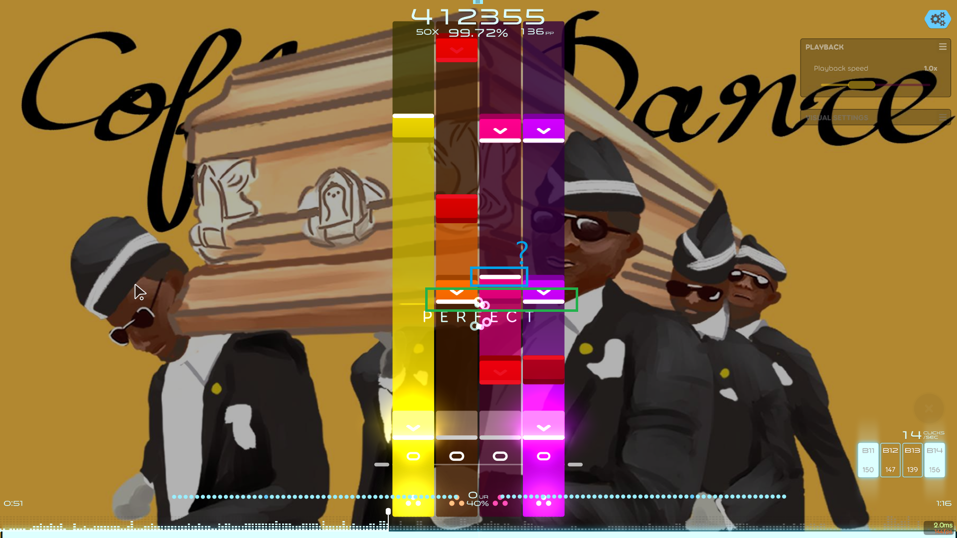 Hold note end white lines appear misaligned in Argon skin · Issue ...