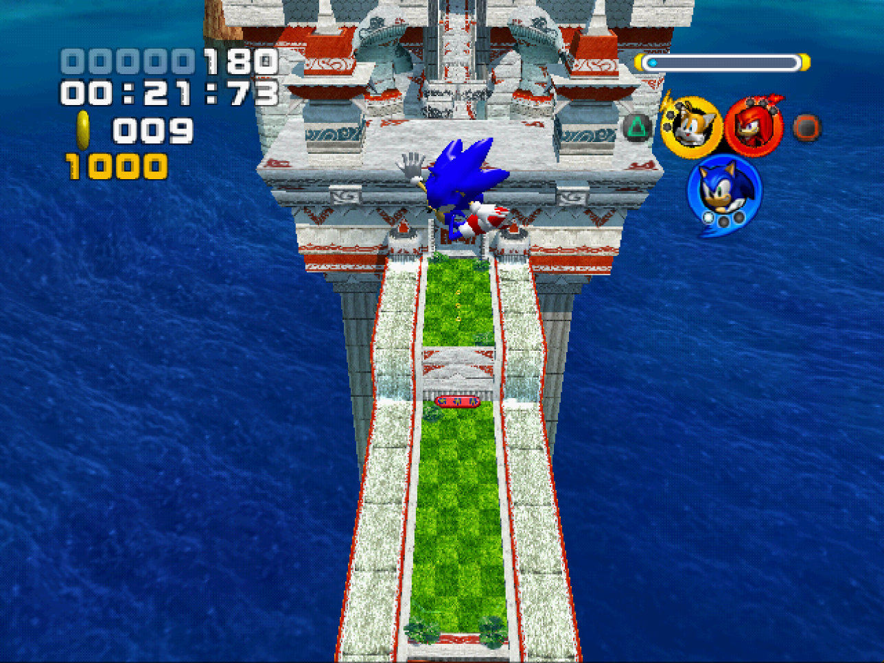 Bug Graphical Artifacts In Sonic Heroes Slus 20718 Ocean Gate Waterfalls Stage Two