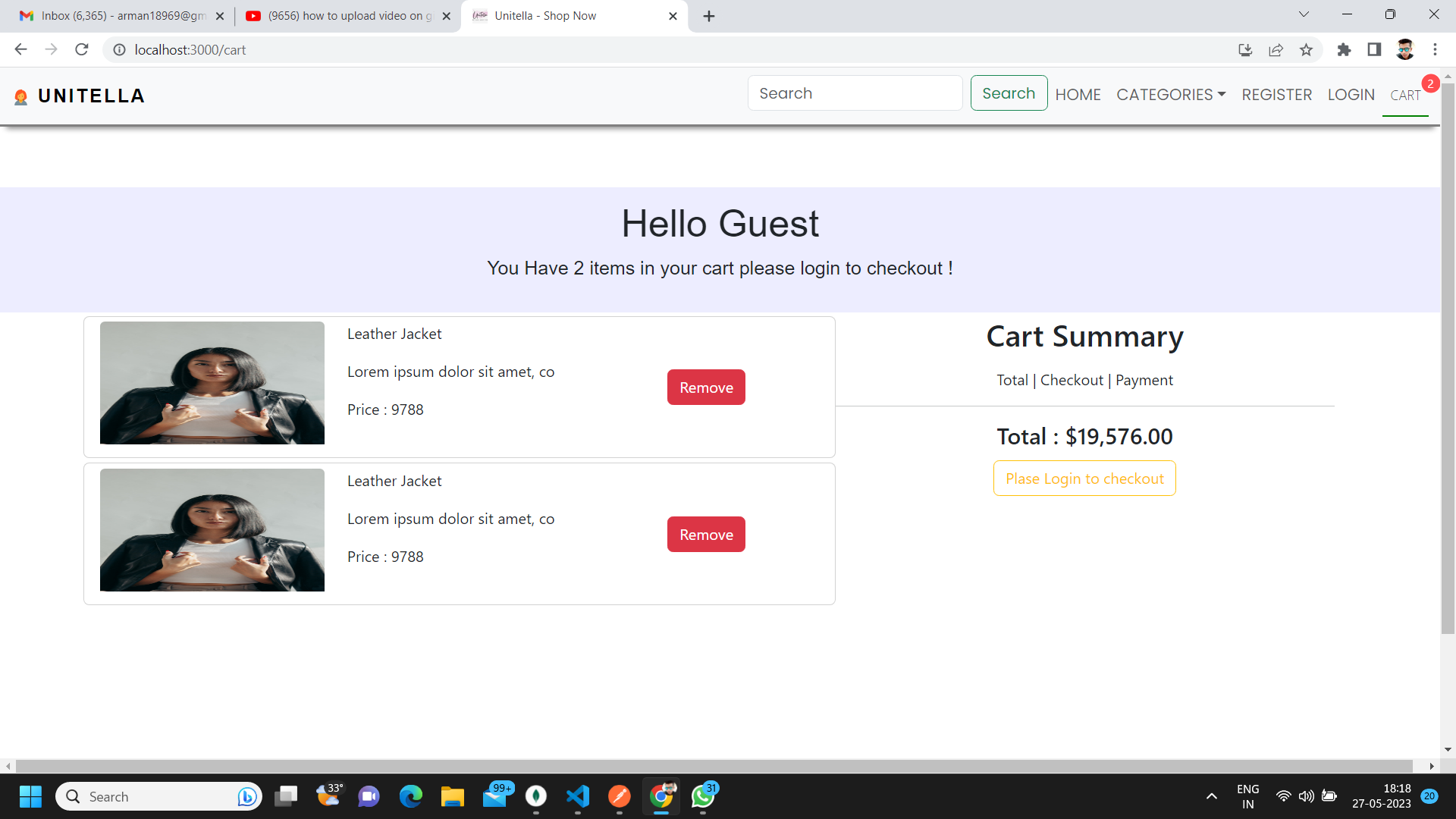 GitHub - arman189/Unitella-Ecommerce: Unitella is MERN Stack Web Appliction.