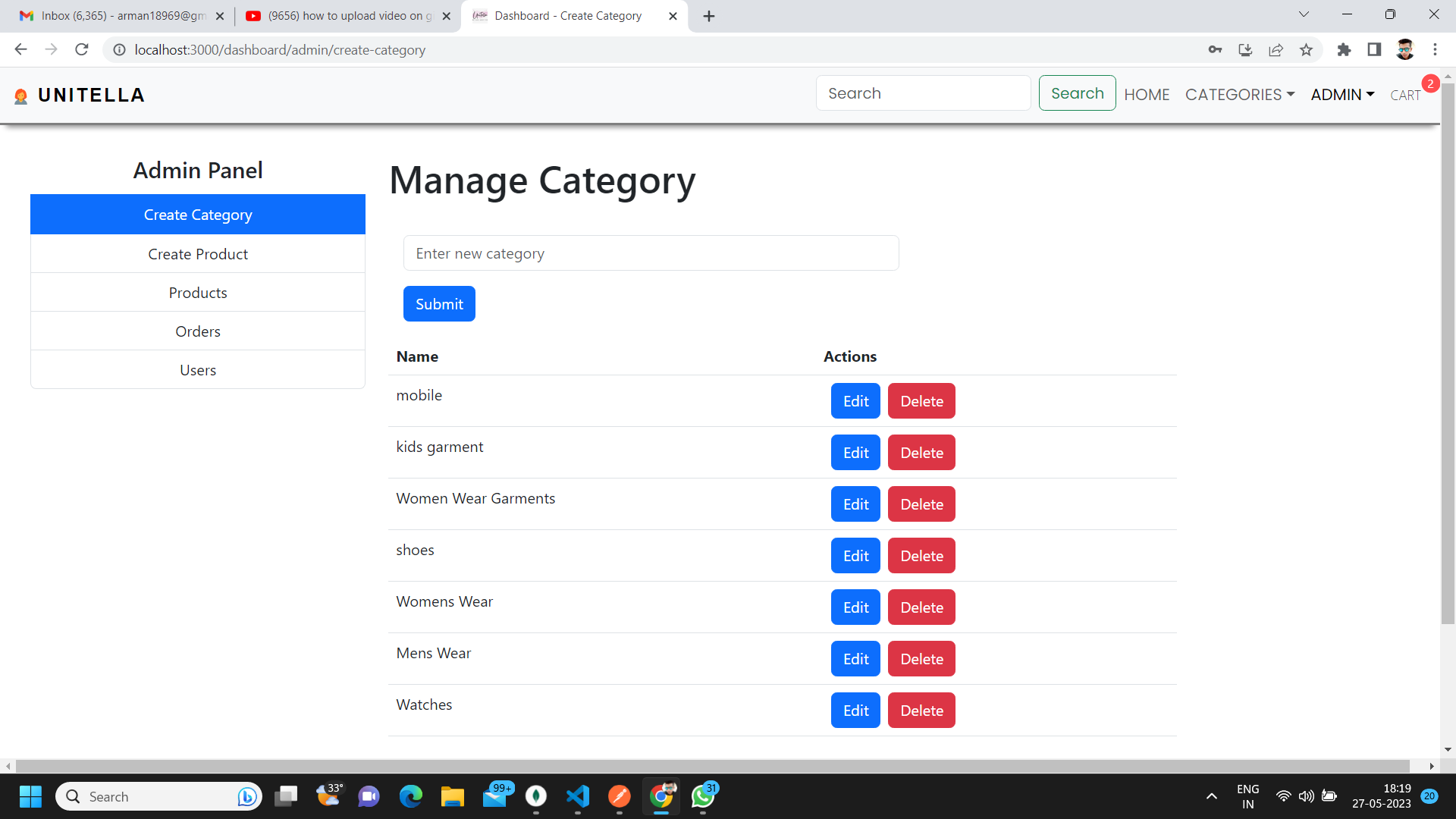 GitHub - arman189/Unitella-Ecommerce: Unitella is MERN Stack Web Appliction.