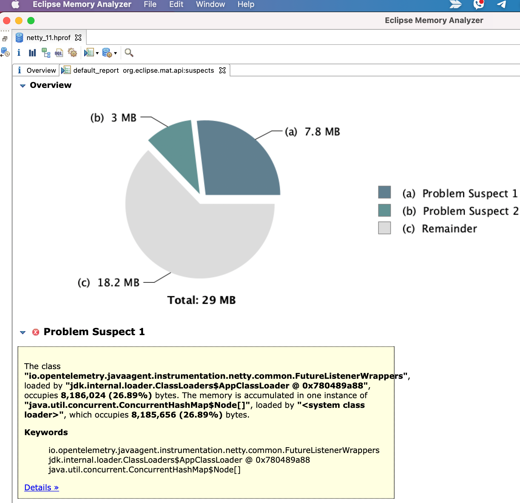 javaagent causes big heap on high load for Netty instrumentation ...