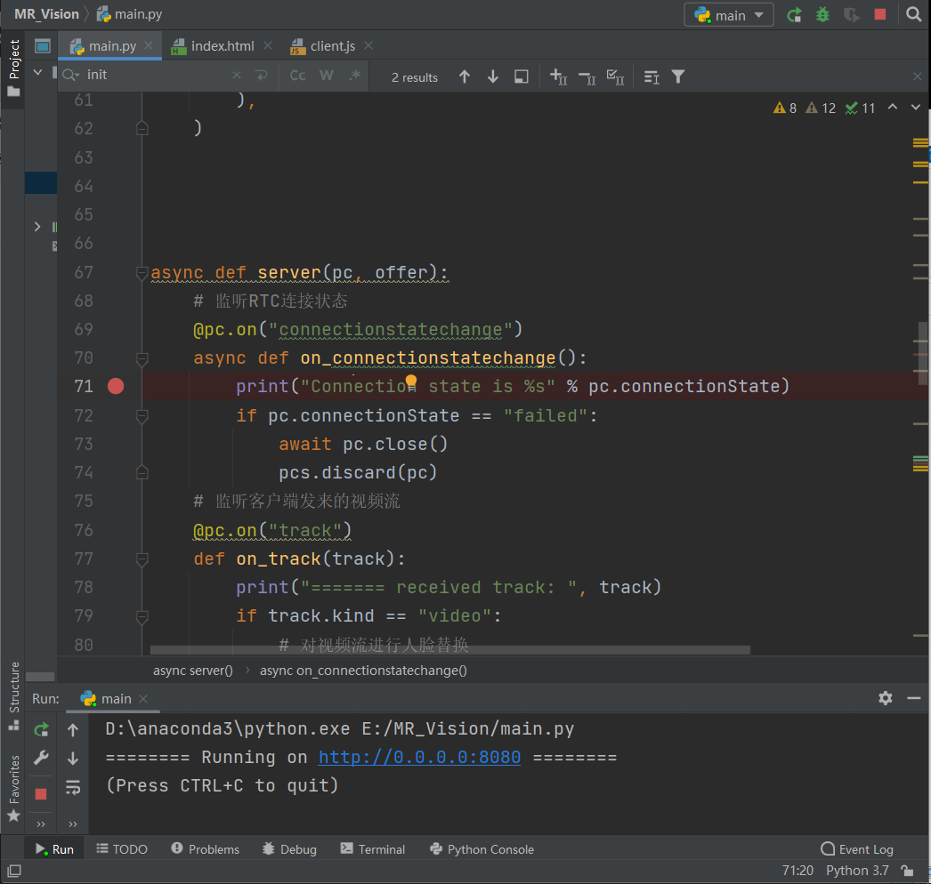卡在了运行第一步，求指教tt · Issue 2 · Tsonglewwebrtc Stream · Github