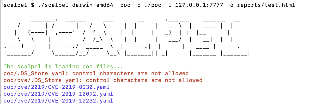 二级目录里的poc好像不会自动加载 · Issue #3 · StarCrossPortal/scalpel · GitHub
