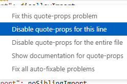 Bug: Disabling rule with VSCode context menu broken when there is description · Issue #1505 ...