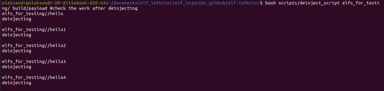 GitHub - etamin-code/elf-infector