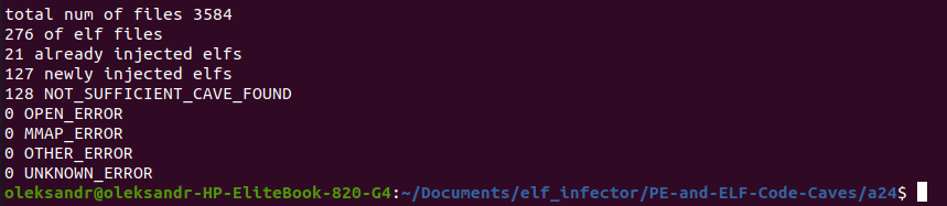 GitHub - etamin-code/elf-infector