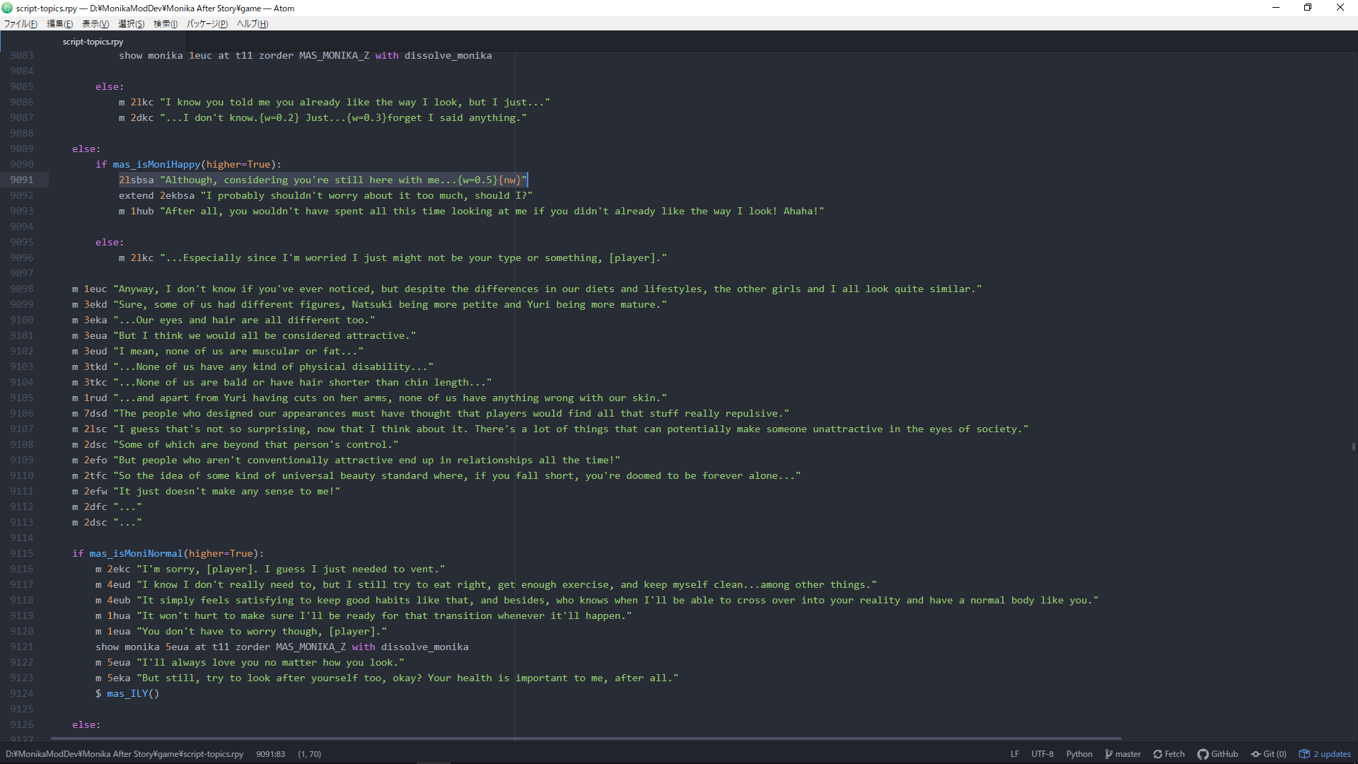 Game Crash · Issue 6271 · Monika After Storymonikamoddev · Github 